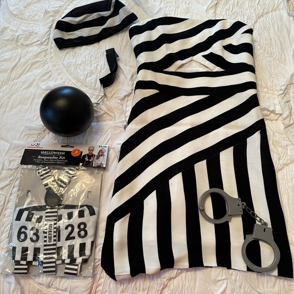 Milly | Other | Prisoner Dress Costume Milly Stripe Dress And Prisoner ...